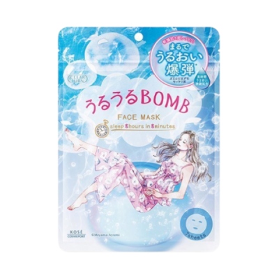 Shop Kose - Clear Turn Uruuru Bomb Face Mask - 7pcs | STYLEVANA