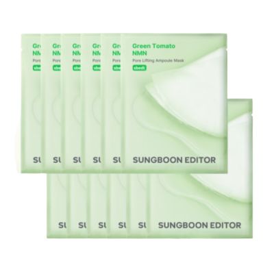 Shop SUNGBOON EDITOR - Green Tomato NMN Pore Lifting Ampoule Mask - 23g ...