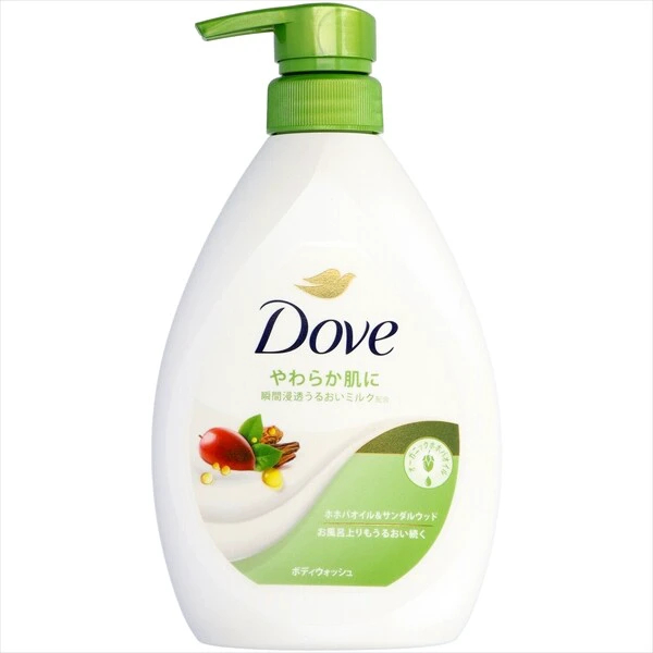 Shop Dove Japan - Jojoba Oil & Sandalwood Body Wash Pump - 470g | STYLEVANA