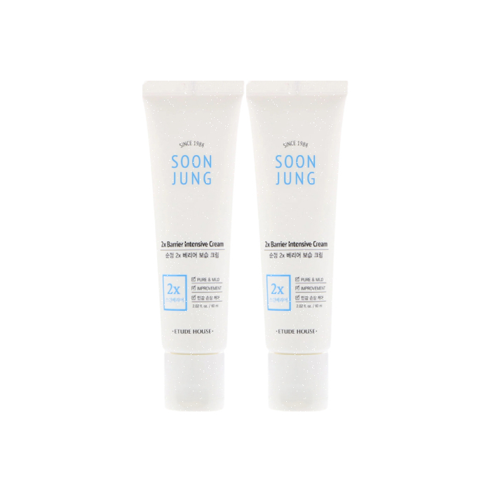 Shop ETUDE - Soon Jung 2x Barrier Intensive Cream (2ea) Set | STYLEVANA