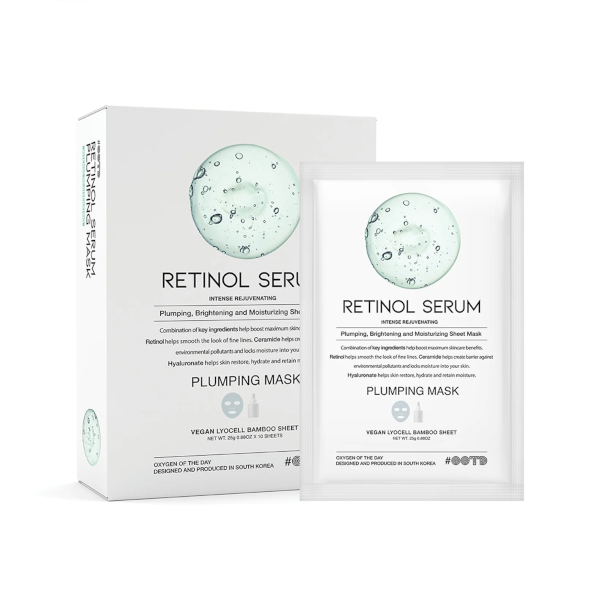 Shop OOTD - Retinol Serum Plumping Mask - 10ea | STYLEVANA