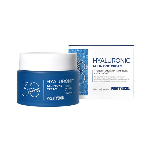 Shop PRETTYSKIN - 30 Days All In One Hyaluronic Cream - 100ml | STYLEVANA