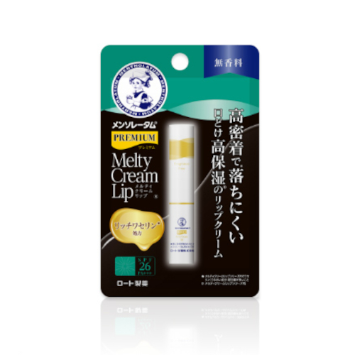 Shop Rohto Mentholatum - Premium Melty Cream Lip Balm SPF26 PA+++ - 2.4g | STYLEVANA