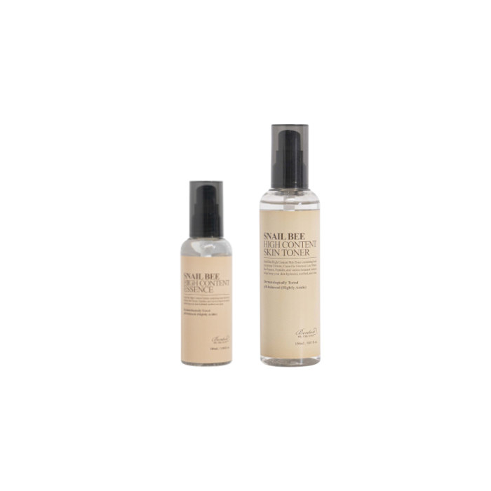 Shop Benton - Snail Bee High Content Essence - 100ml (1ea) + Skin Toner - 150ml (1ea) Set ...