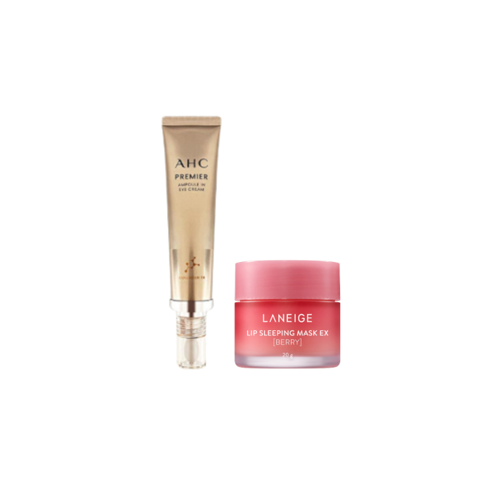 Shop A.H.C x LANEIGE Premier Ampoule In Eye Cream - 40ml (1ea)+ Lip Sleeping Mask EX - 20g ...