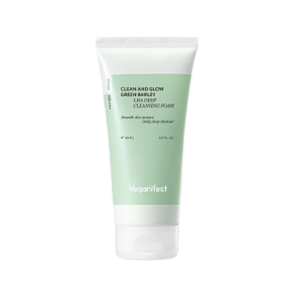 Shop Veganifect - Clean And Glow Green Barley LHA Deep Cleansing Foam - 165ml | STYLEVANA